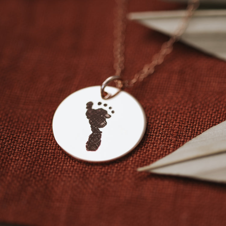 Footprint Necklace